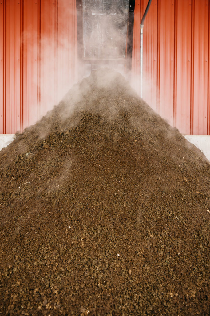 Dehydrated Compost (Bulk) - New England Pine Straw Mulch